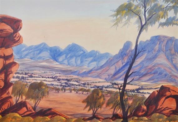 Ewald Namatjira | Western MacDonnell Ranges | MutualArt