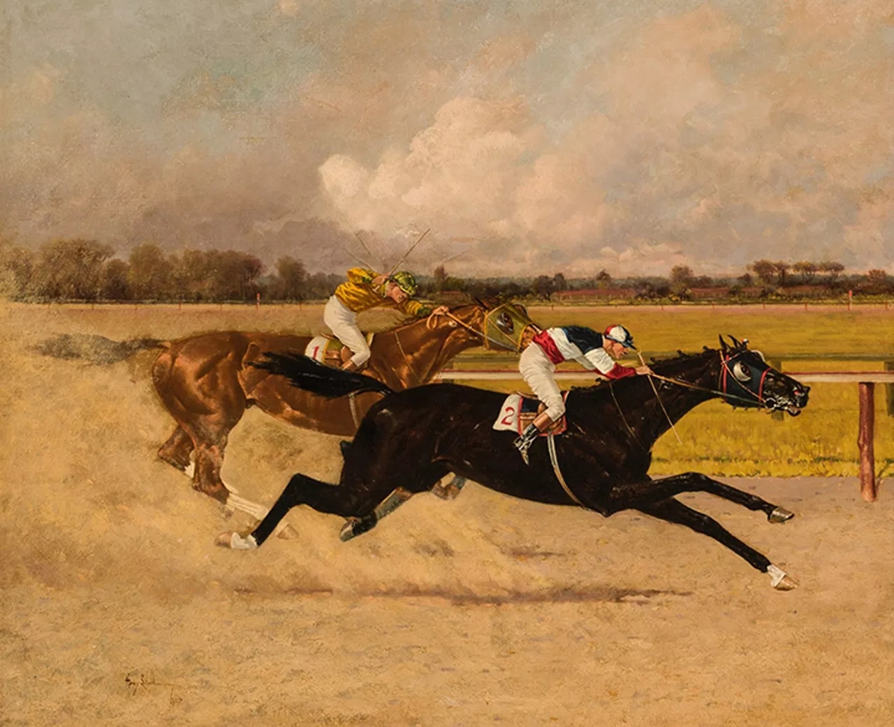 Henry Stull | THE SARATOGA DERBY (1907) | MutualArt