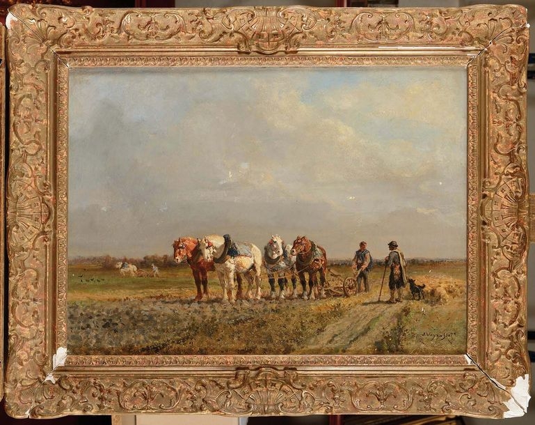 Jules Jacques Veyrassat | Les travaux des champs | MutualArt