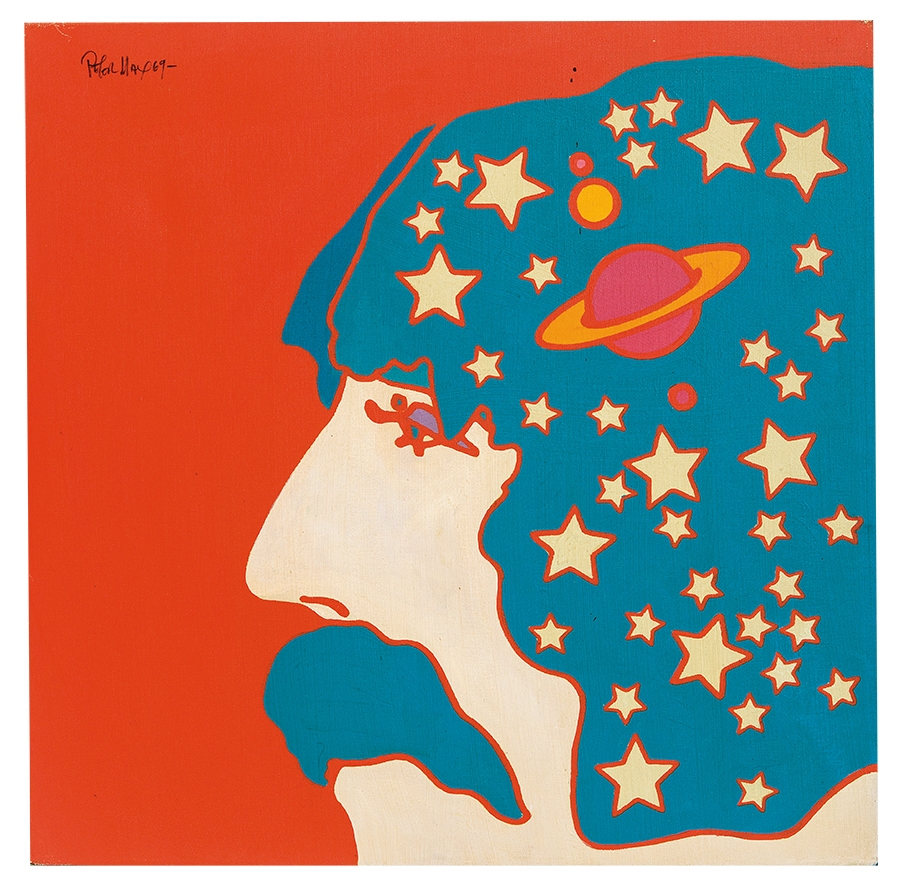Peter Max | Self Portrait #1 (1969) | MutualArt