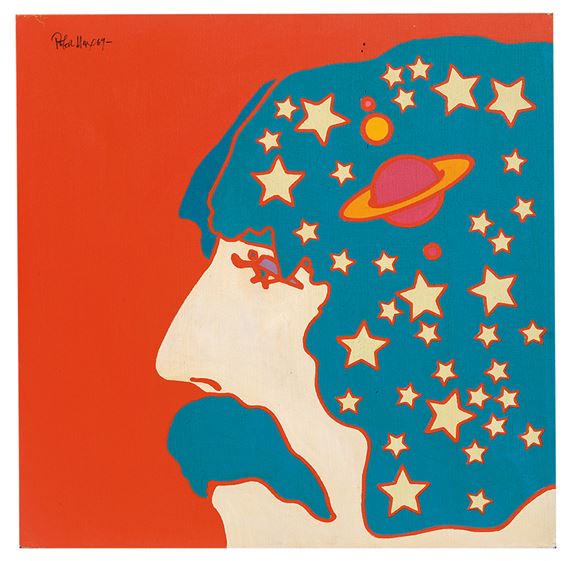 Peter Max | Self Portrait #1 (1969) | MutualArt