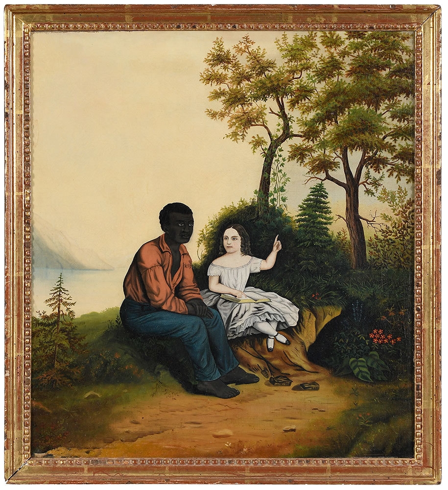 American School, 19th Century | Uncle Tom and Little Eva (19th Century ...