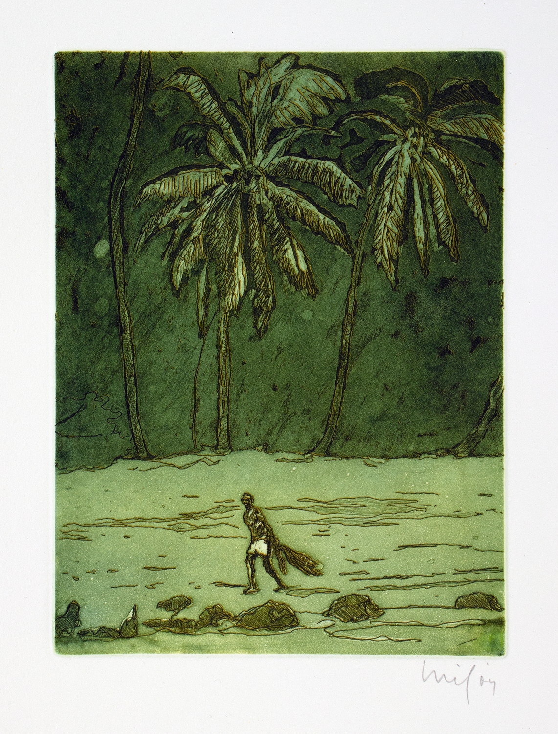 Peter Doig | Six works: Black Palms (2004) | MutualArt