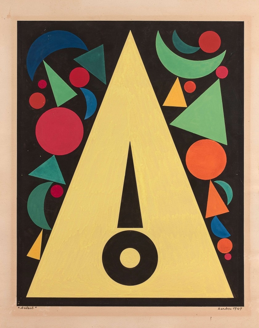 Auguste Herbin | Soleil (1947) | MutualArt