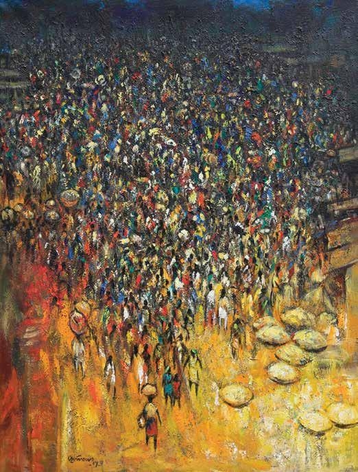 Kolade Oshinowo | OPEN MARKET (2007) | MutualArt