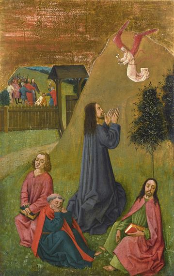French School, 15th Century | CHRIST IN THE GARDEN OF GETHSEMANE, WITH ...