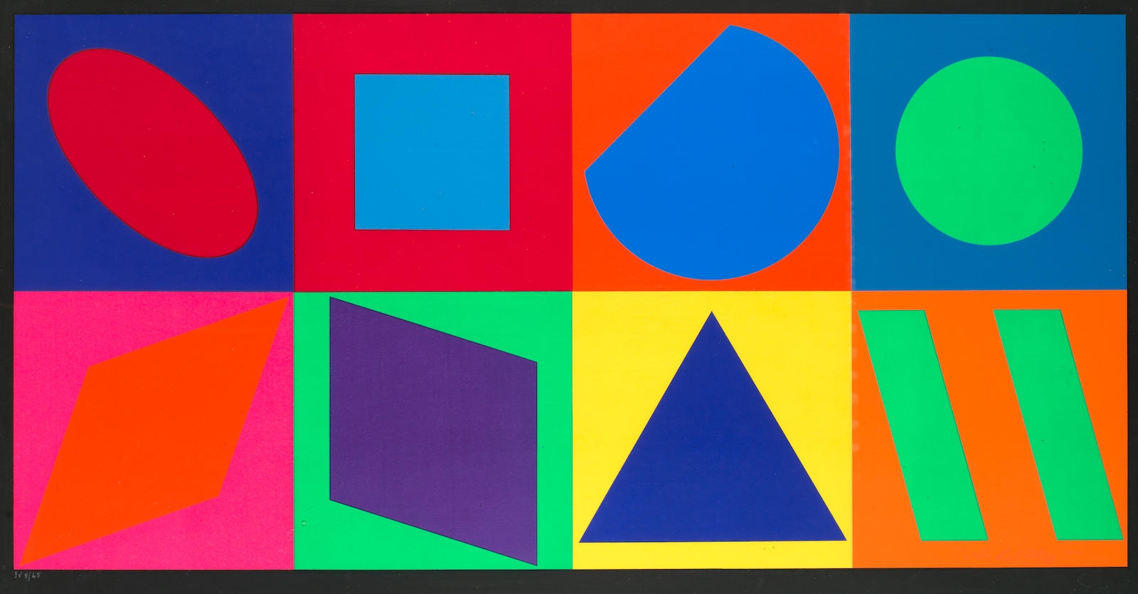 Victor Vasarely | The Eight Squares | MutualArt
