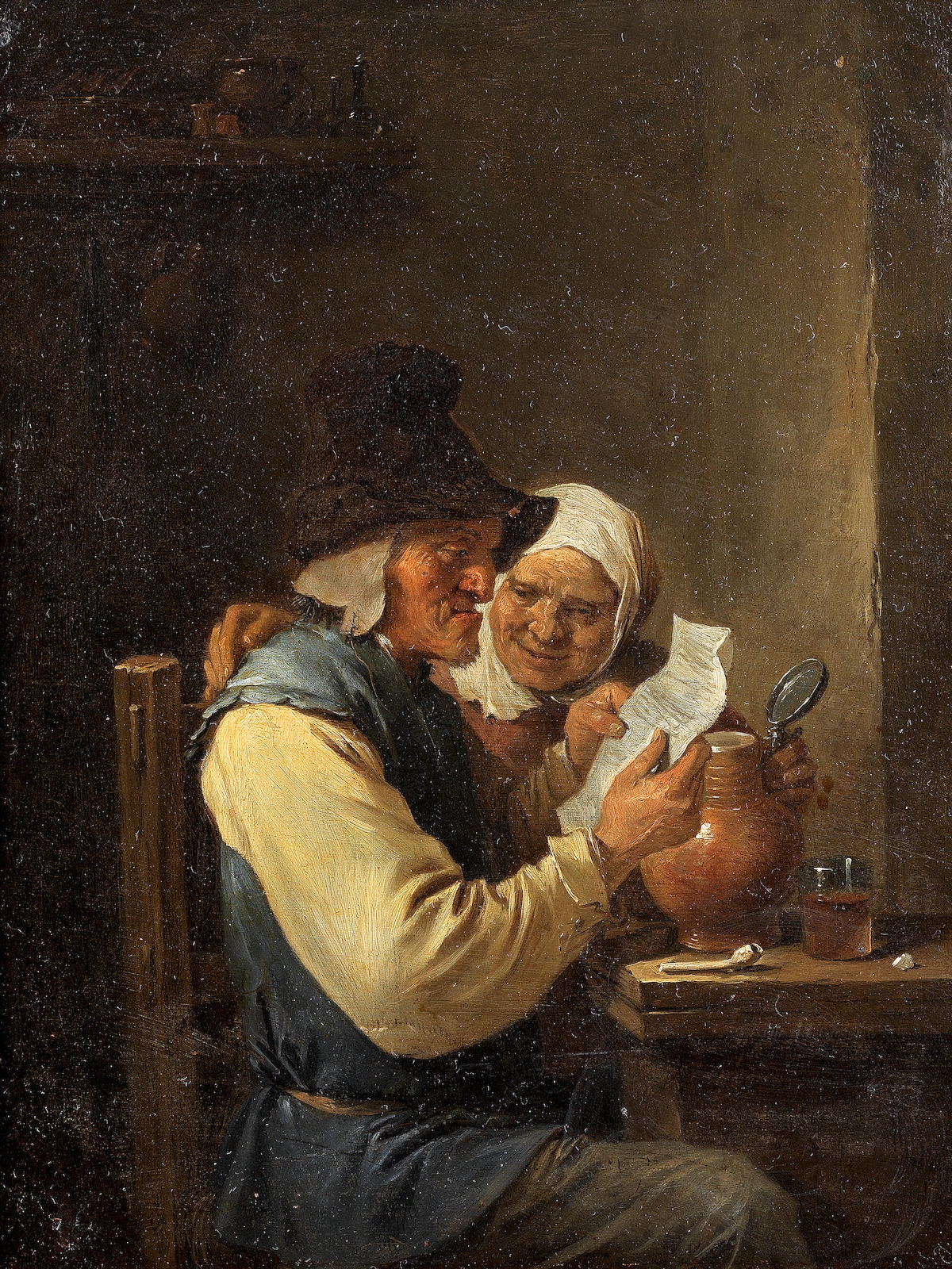 David Teniers the Younger | Figures reading in an interior | MutualArt