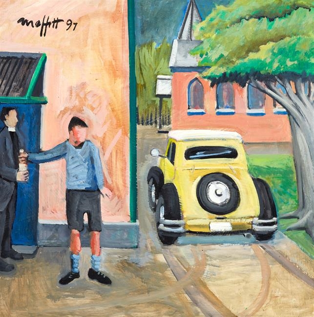 Trevor Moffitt | The 13 year old boy delivering Hokonui | MutualArt