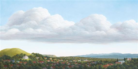 Peter Siddell | Untitled – View of Auckland with Pah Homestead (2007 ...