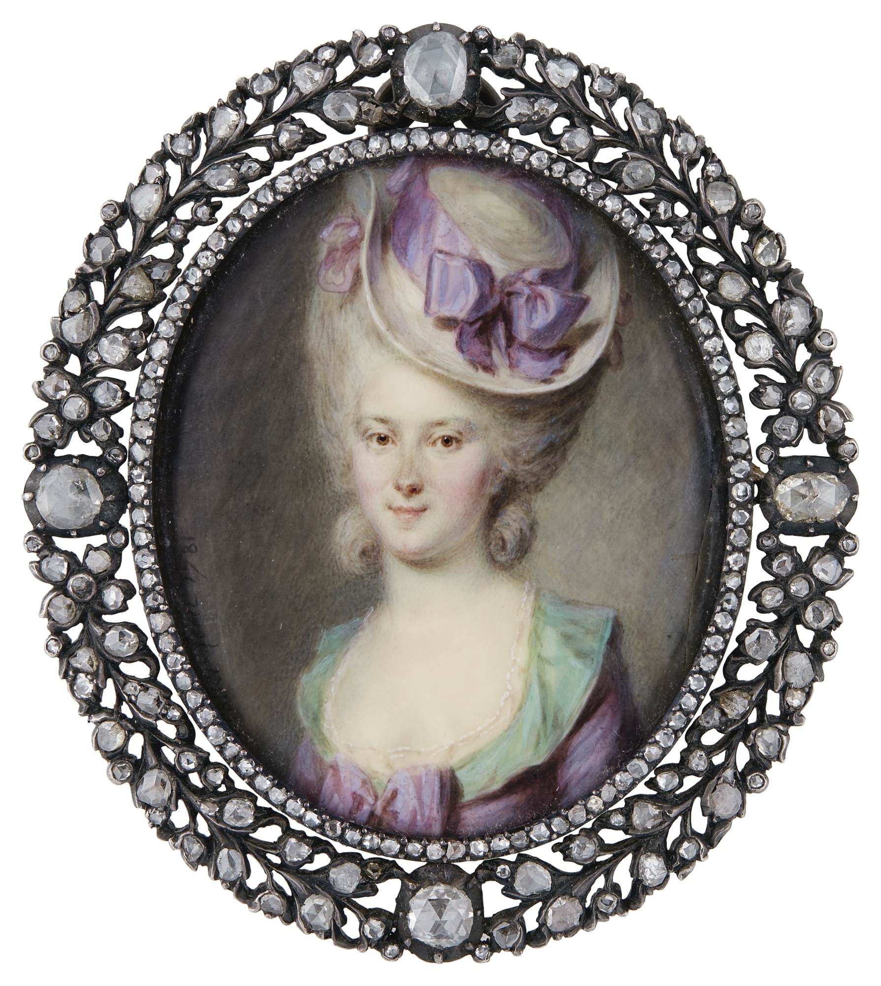 Antoine Vestier | PORTRAIT OF A LADY (1781) | MutualArt