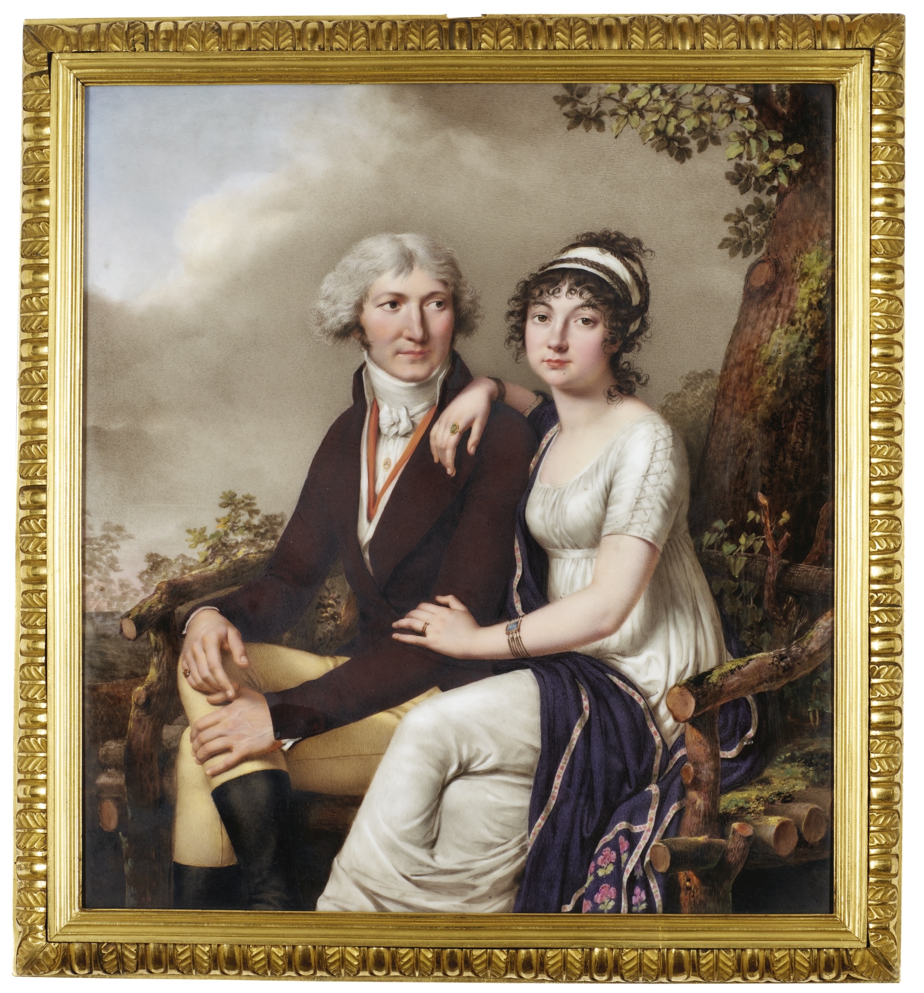 Etienne-Charles Le Guay | PORTRAIT OF A LADY AND GENTLEMAN | MutualArt