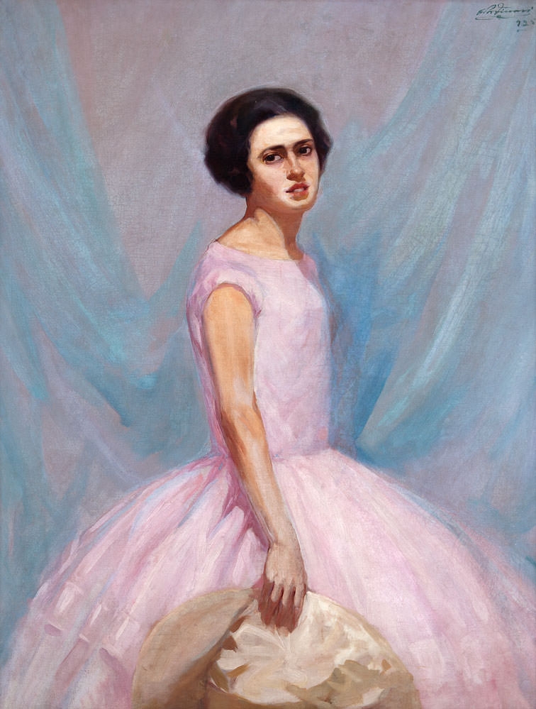 Cândido Portinari | Retrato de Maria de Medeiros (1925) | MutualArt
