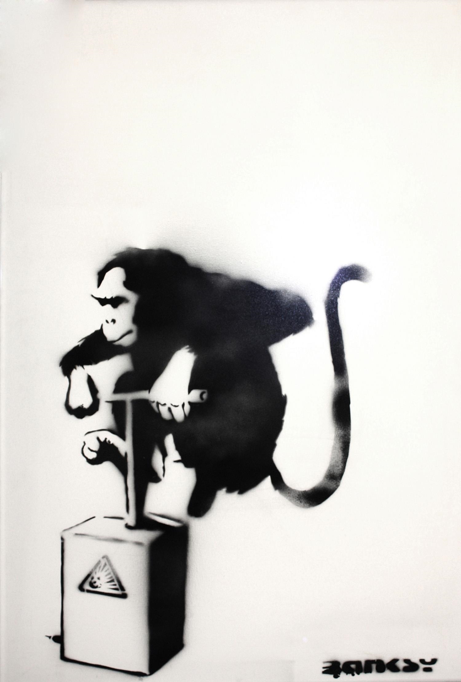 Banksy | MONKEY DETONATOR (2002) | MutualArt
