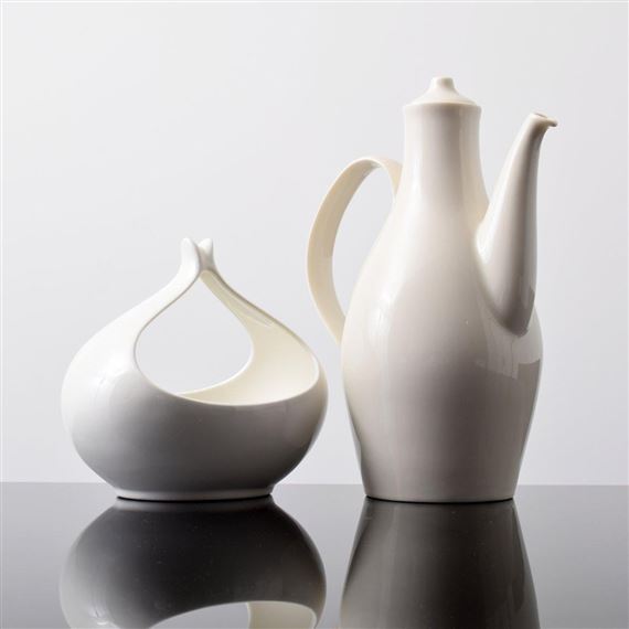 Eva Zeisel | TEA/COFFEE POT & VESSEL | MutualArt