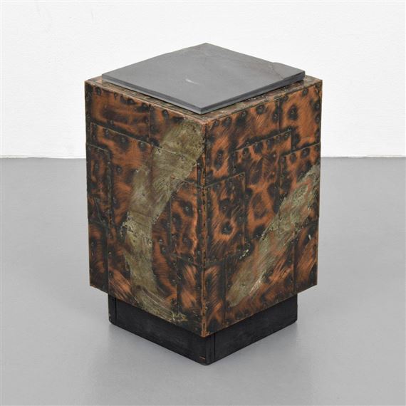 Paul Evans | PATCHWORK CUBE SIDE TABLE | MutualArt