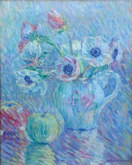 William Malherbe | Nature morte aux fleurs et fruits | MutualArt