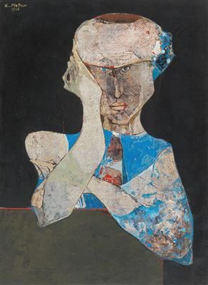 Karl Plattner | Portrait of a girl (1966) | MutualArt