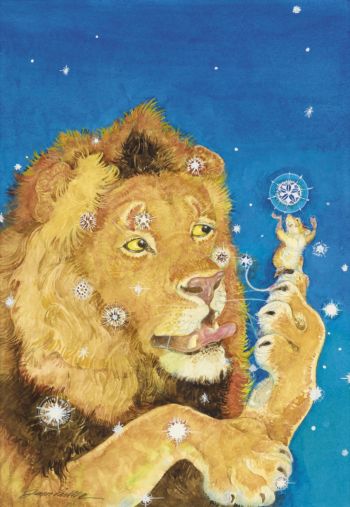 Jerry Pinkney | The Lion & The Mouse. Illustration for the cover of ...