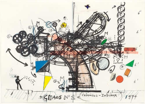 Jean Tinguely | Chaos N° 1 (Columbus-Indiana) | MutualArt