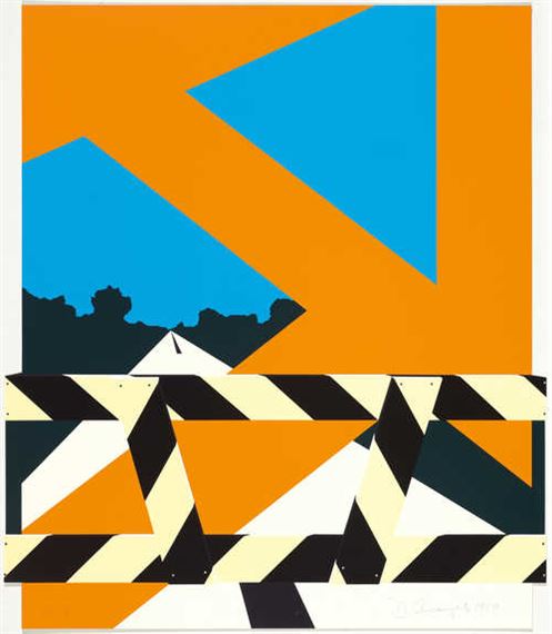 Allan D'Arcangelo | Bridge Barrier | MutualArt