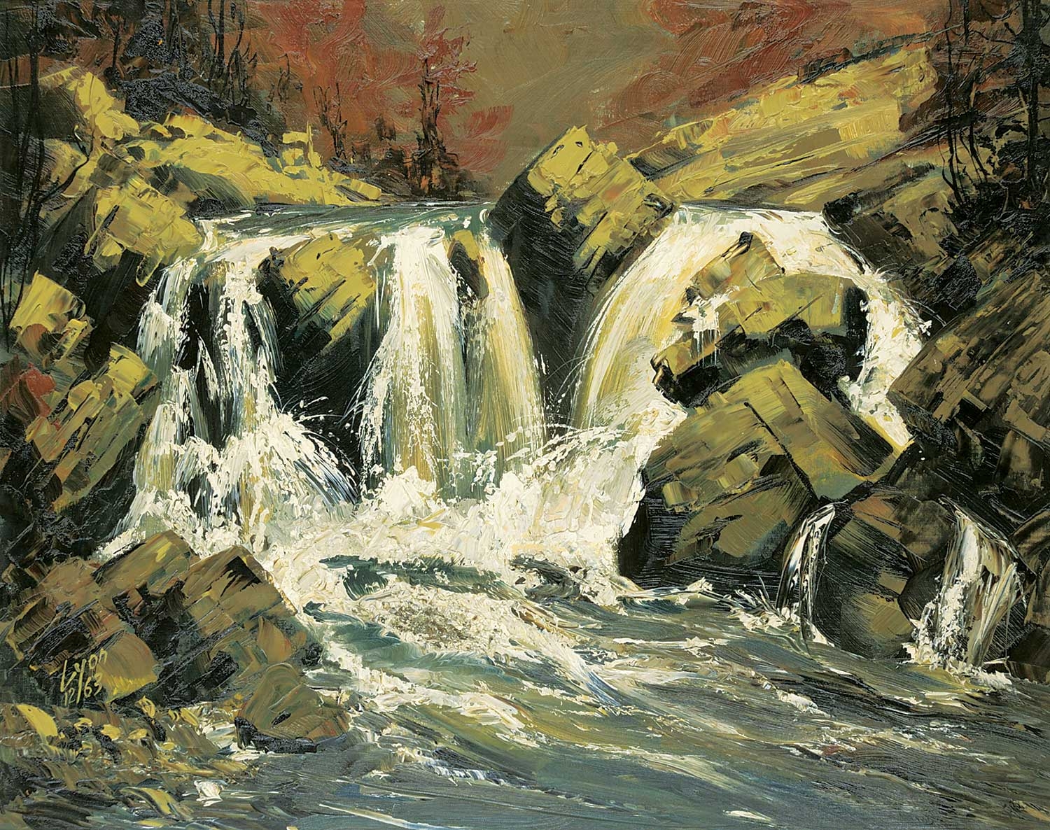 Harold Lloyd Lyon | Indian Falls (1963) | MutualArt