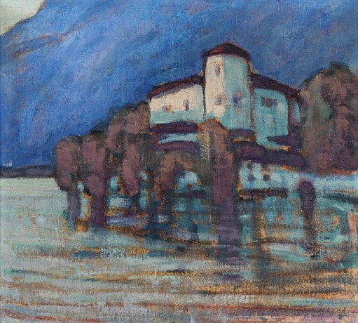 Artur Nikodem | Castle Toblino near Trient (1923) | MutualArt