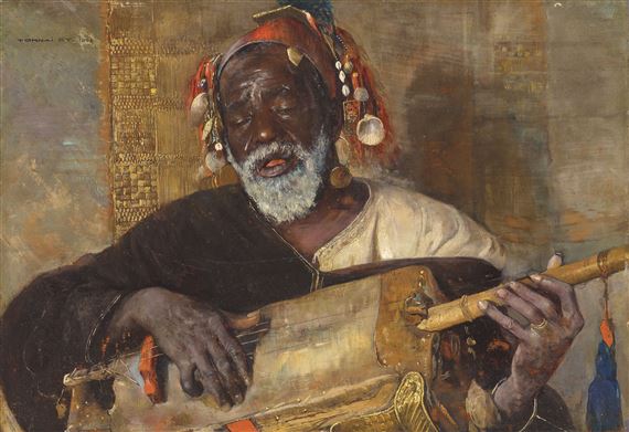 Gyula Tornai | A musician (1898) | MutualArt