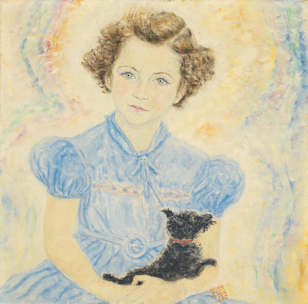 Erwin Dominik Osen | Village landscape | MutualArt