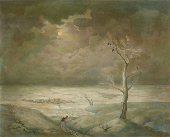 Carlo Mense | Winterliche Landschaft | MutualArt