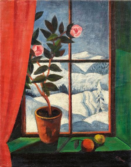 Carlo Mense | Blühende Kamelie (Circa 1932) | MutualArt