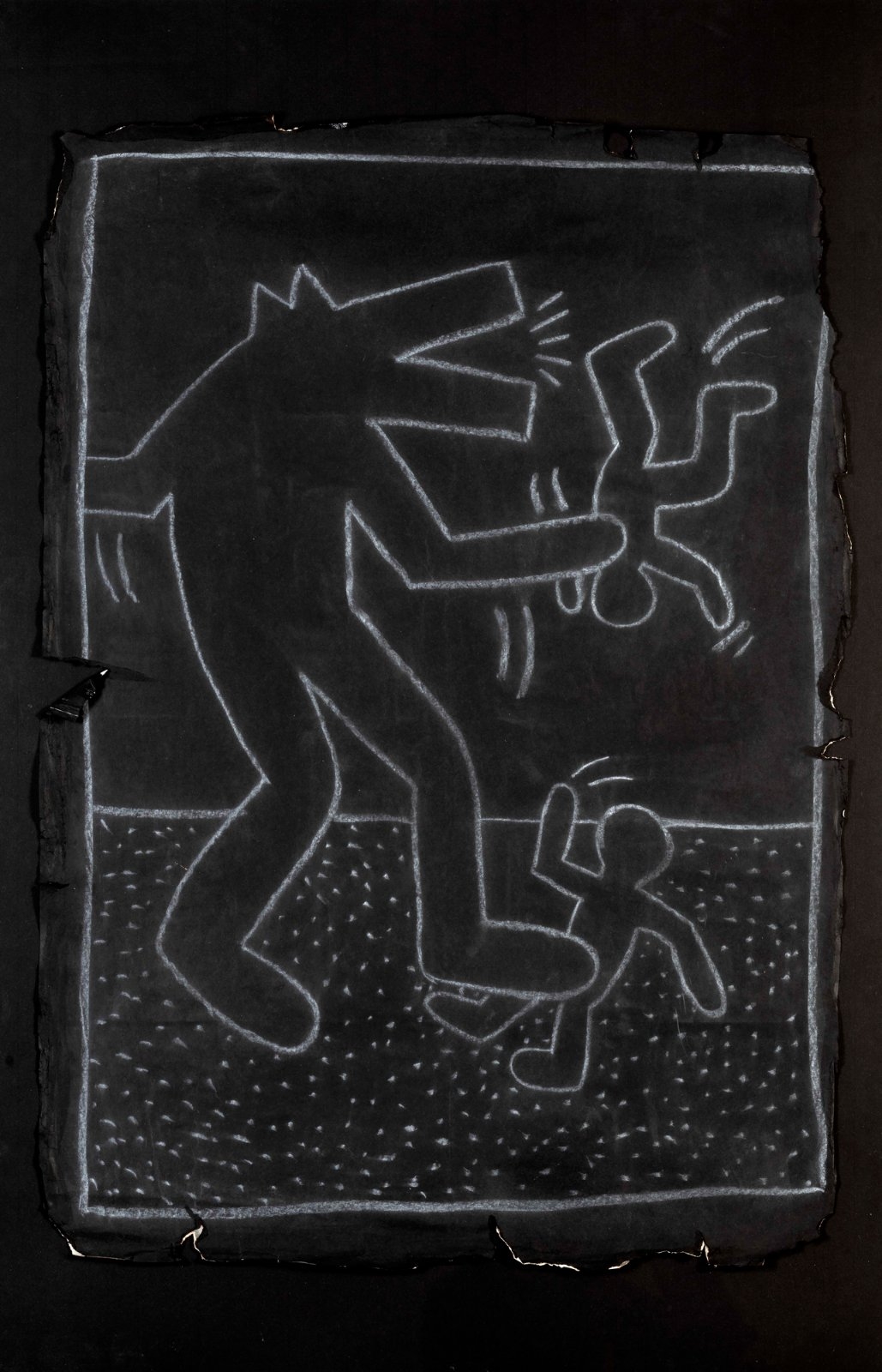 Keith Haring | Subway Drawing | MutualArt