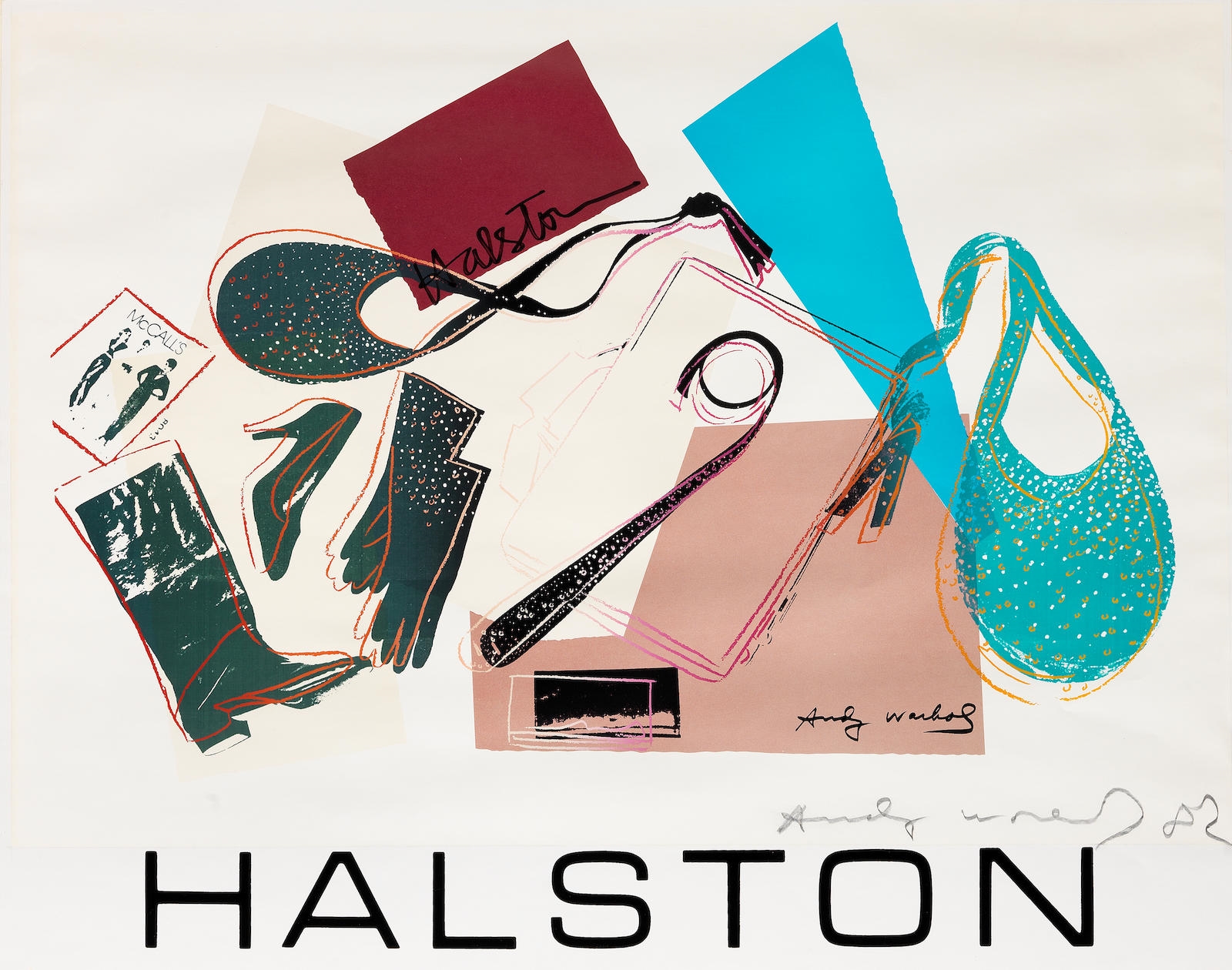 Andy Warhol | Halston Advertising Campaign: Men's Wear, Women's Wear ...