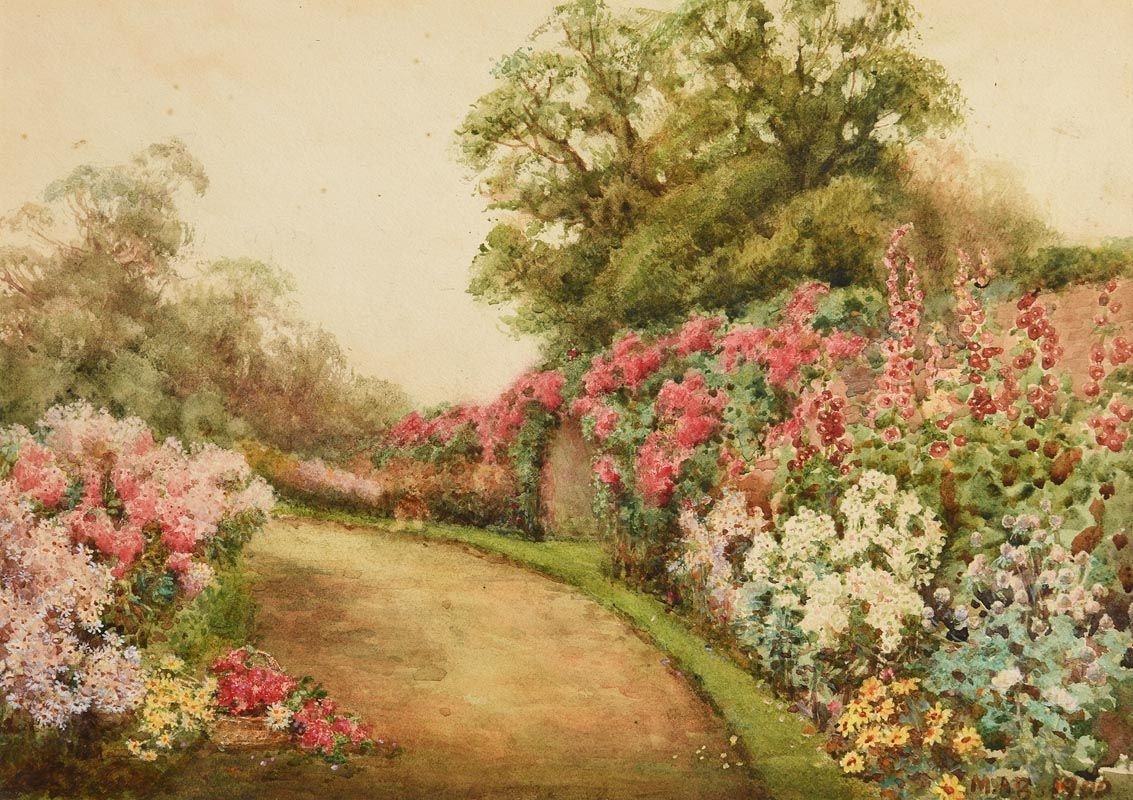 Mildred Anne Butler | Garden at Kilmurray (1900) | MutualArt