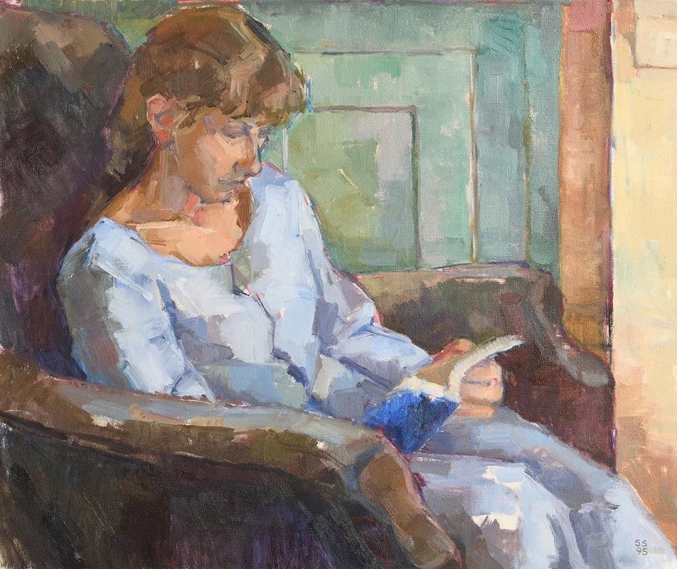 Sarah Spackman | Girl Reading (1995) | MutualArt