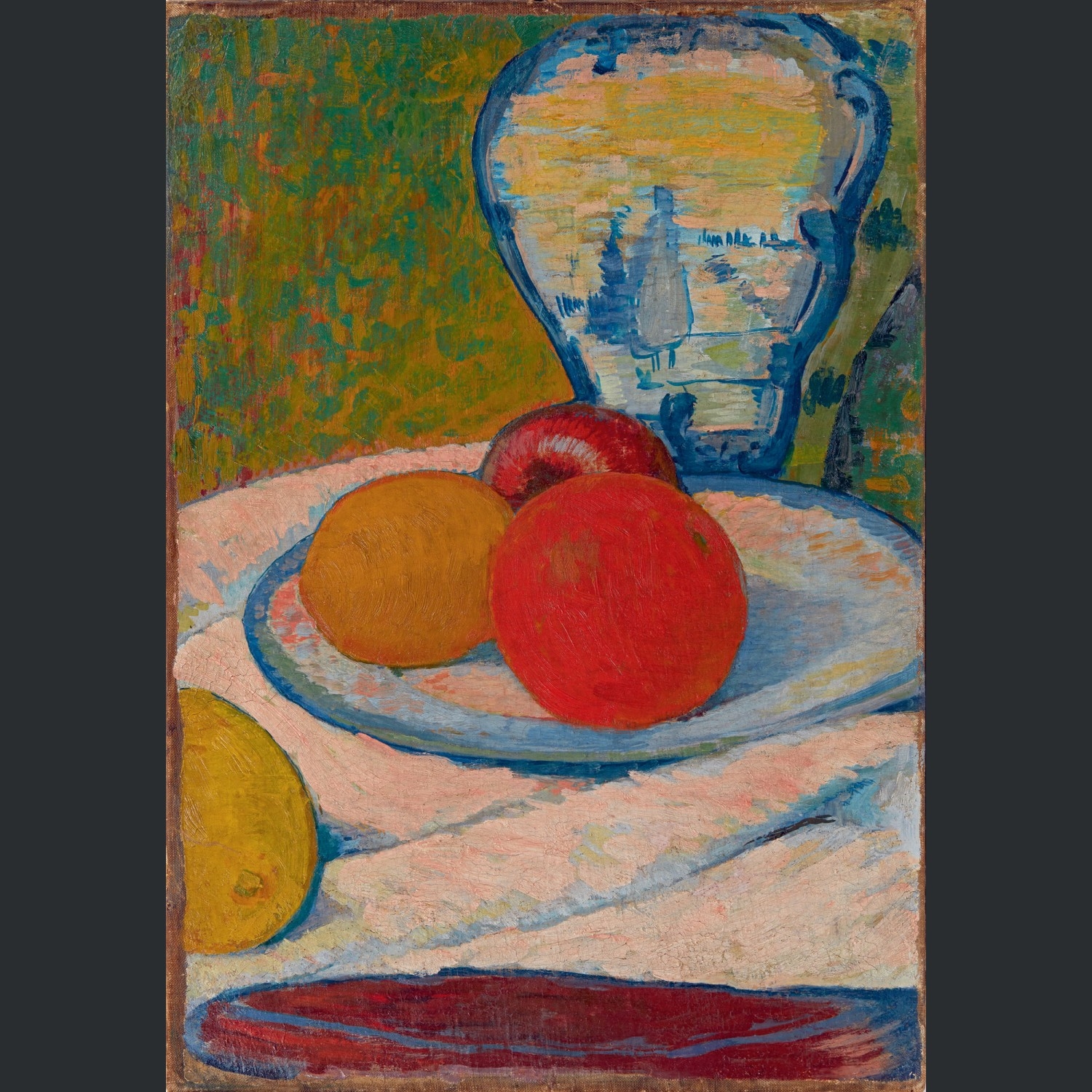 Jan Verkade | Nature-morte aux fruits et potiche de Delft (Circa 1908 ...