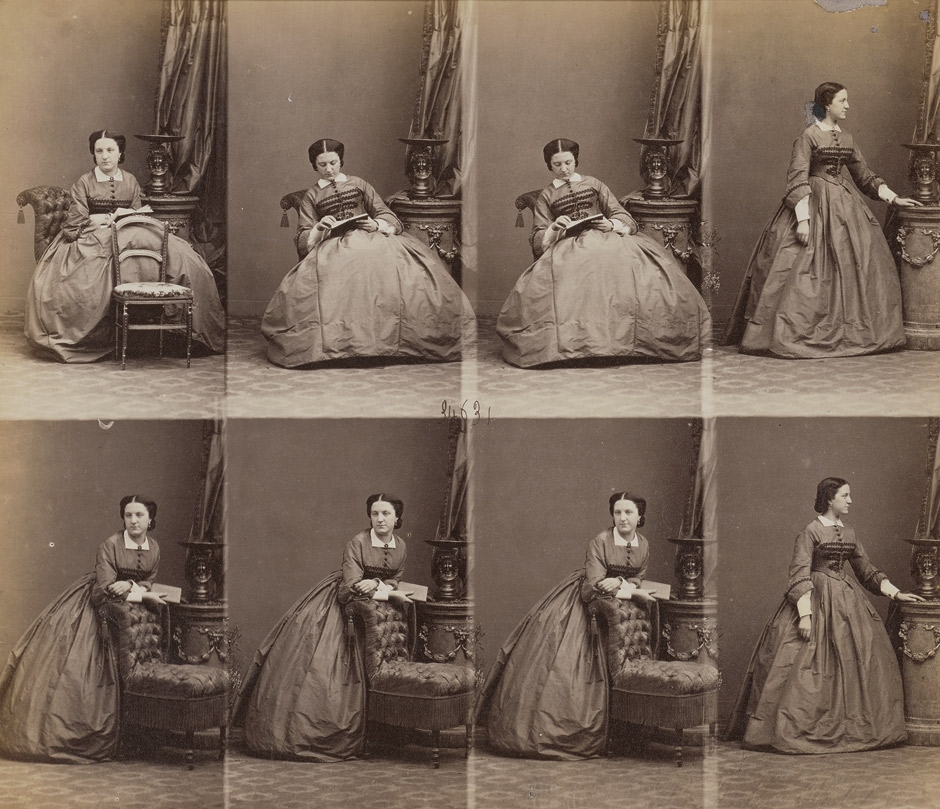 André-Adolphe-Eugène Disdéri | 8 works: Studio portraits of Mme du ...