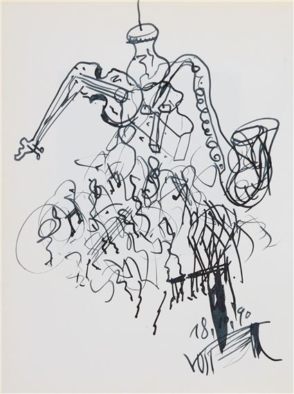 Wolf Vostell | Untitled (1986) | MutualArt