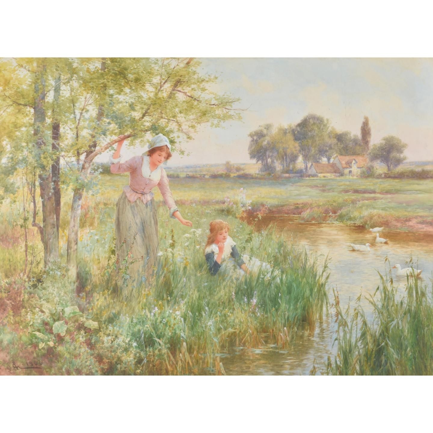 Alfred Augustus Glendening Jr. | GARDEN SCENE | MutualArt