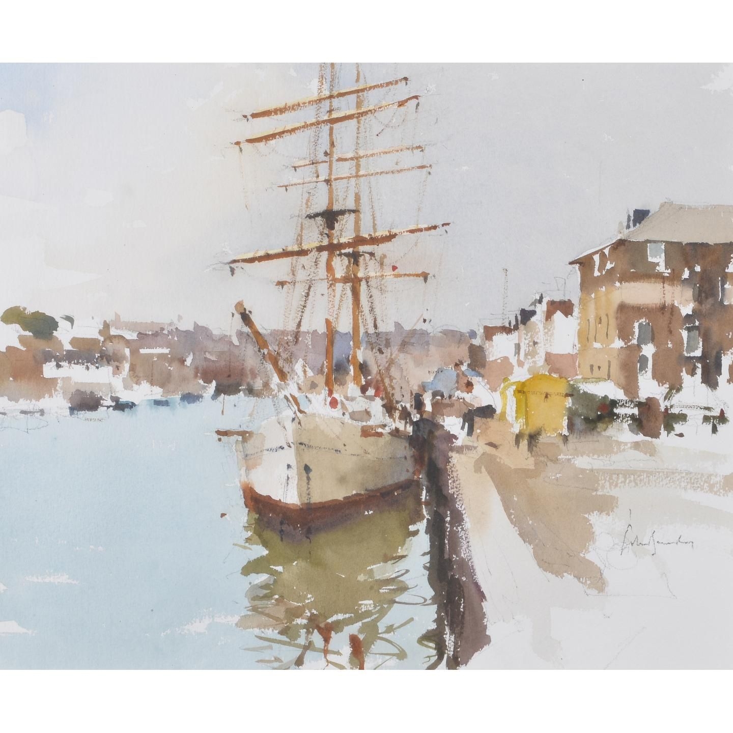 John Yardley | Exeter Docks | MutualArt