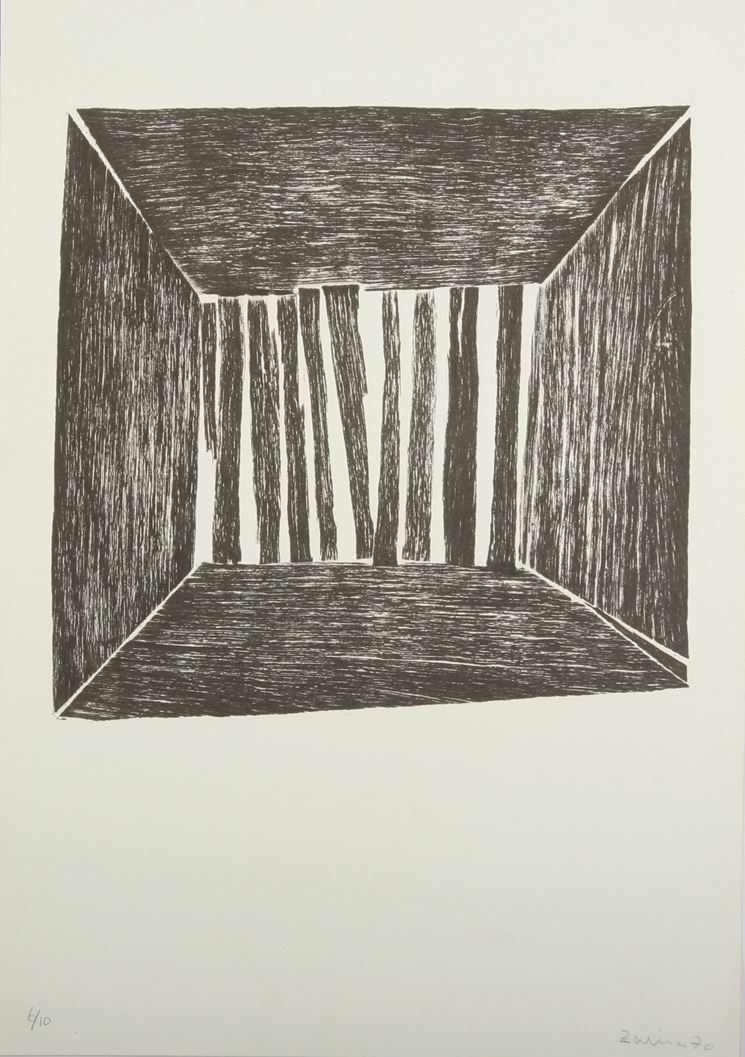 Zarina Hashmi | “Wall II” (1969) | MutualArt