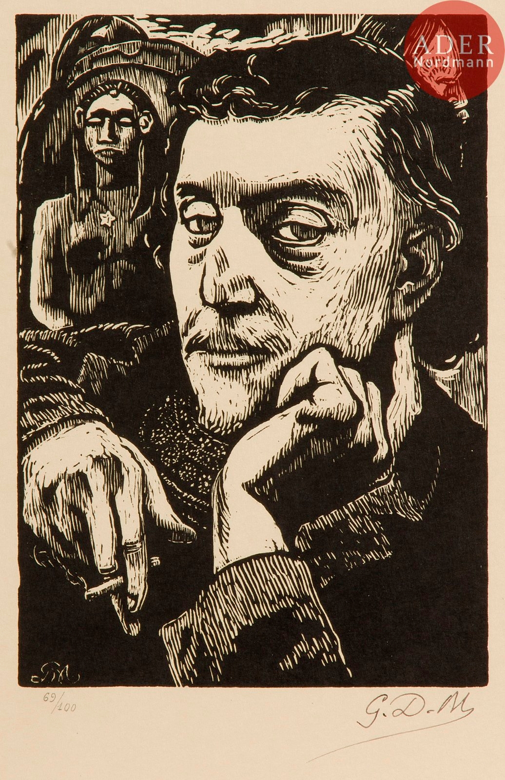 Georges-Daniel de‏ Monfreid | Portrait de Paul Gauguin (1900) | MutualArt