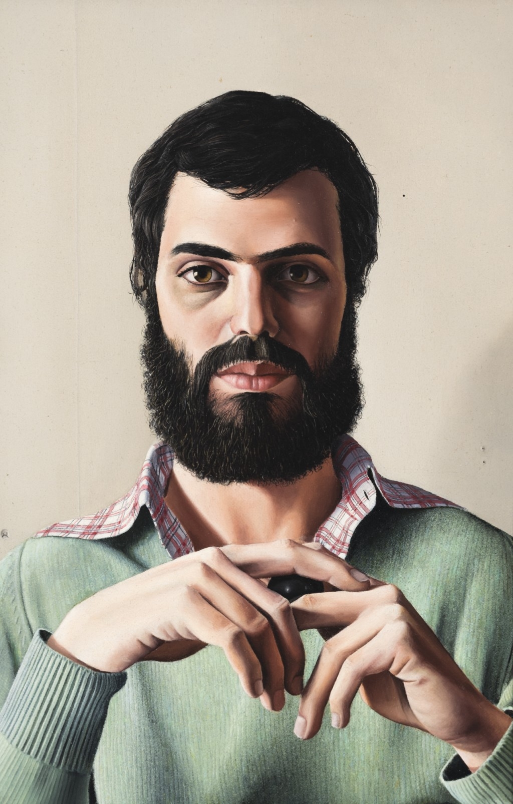 James Aponovich | PORTRAIT OF STEVEN KOKOLIS (1977) | MutualArt