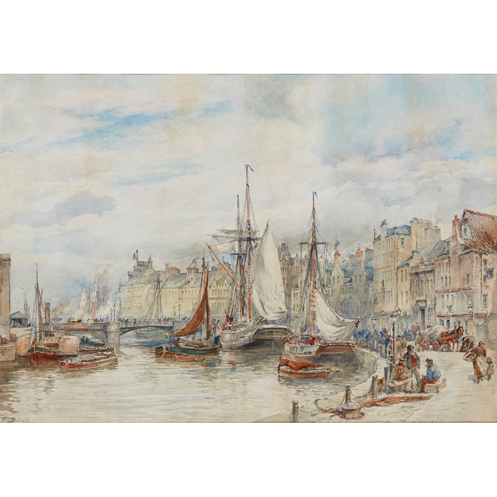 Alexander Ballingall | THE SHORE AT LEITH | MutualArt