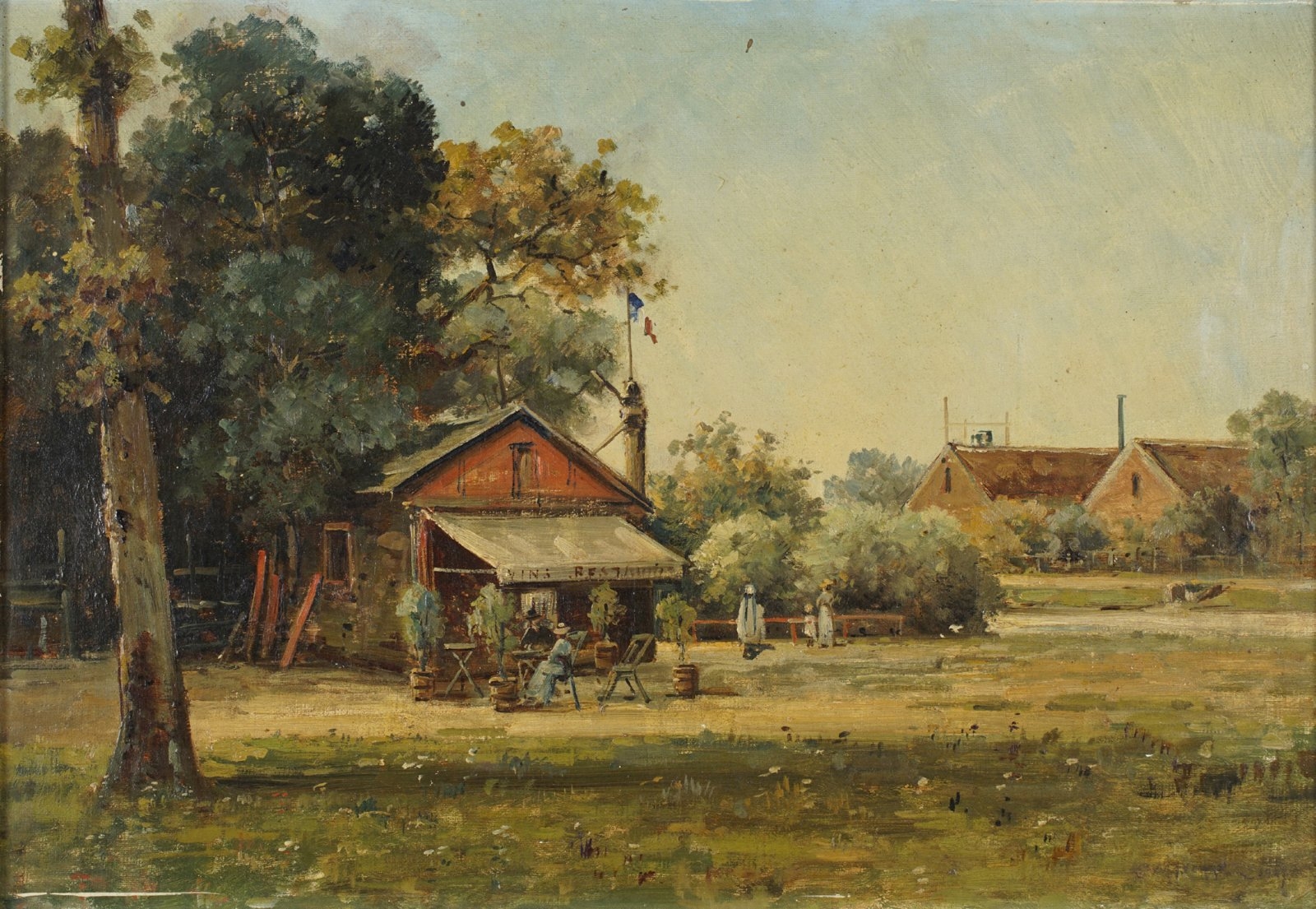 Gustave Mascart | Un estaminet à la campagne (1907) | MutualArt