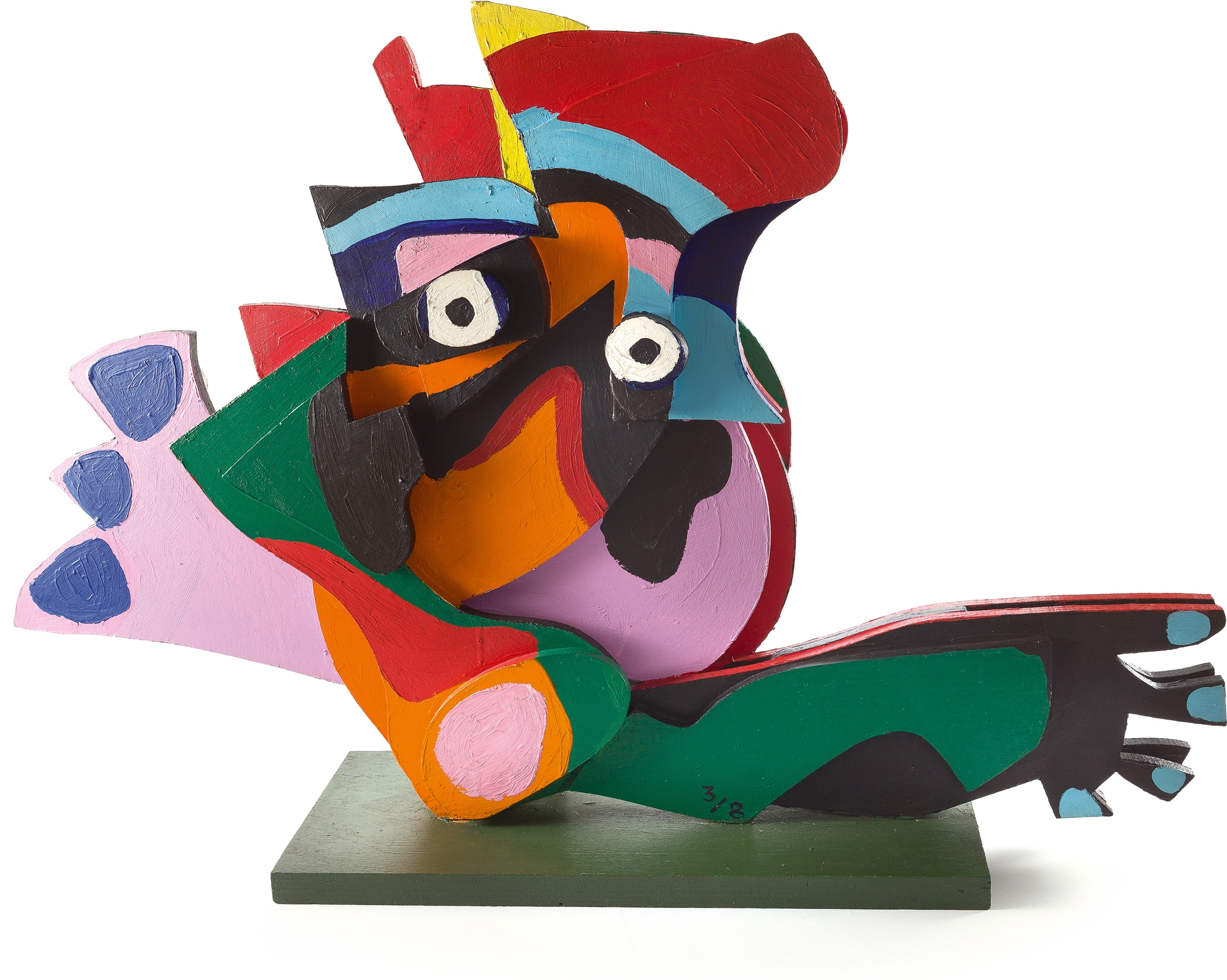 Karel Appel | Crowned Owl from: Circus Series (1978) | MutualArt