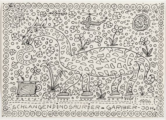 Johann Garber | Snakedinosaur (1996) | MutualArt