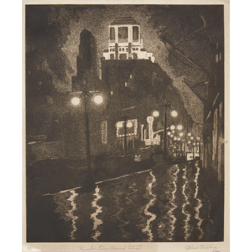 Allan Freelon | NUMBER 1 BROAD STREET (1934) | MutualArt