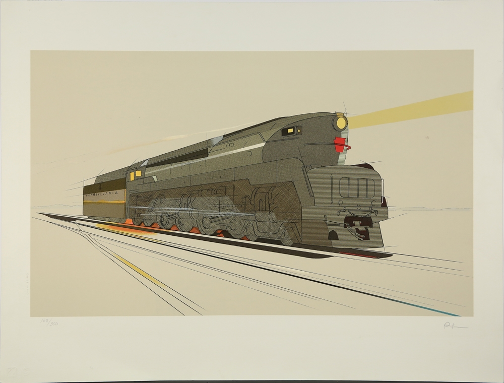 Raymond Loewy | Pennsylvania Railroad S-1 Locomotive | MutualArt