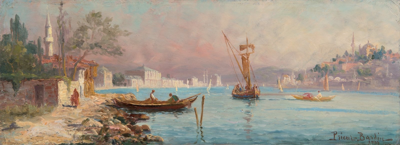 Francois Leon Prieur-Bardin | Rives du Bosphore (1903) | MutualArt